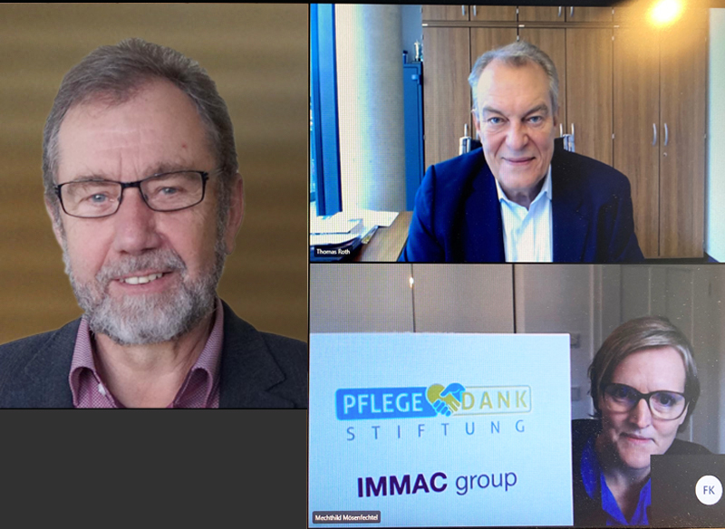 IMMAC group spendet an Pflegedank-Stiftung – CareTRIALOG